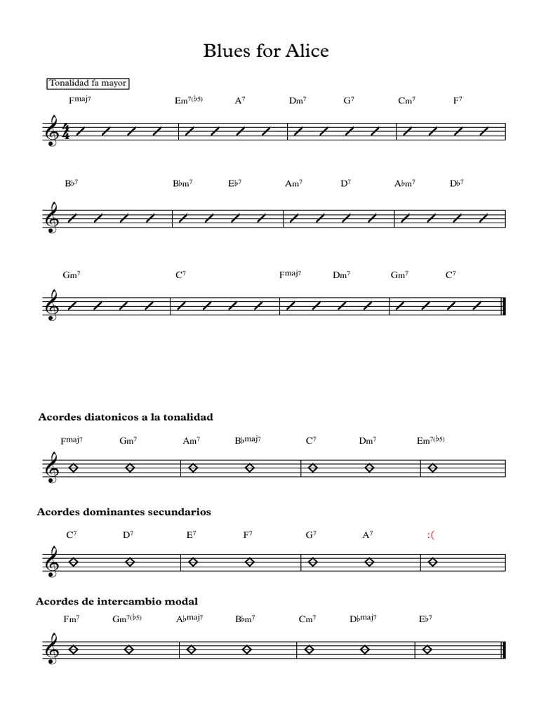 Blues For Alice Paleta | PDF