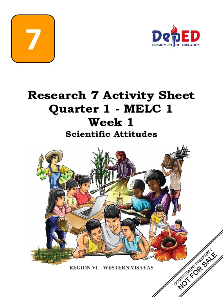 Ste Research-7 q1 Melc-1 Week-1 | PDF | Learning | Critical Thinking