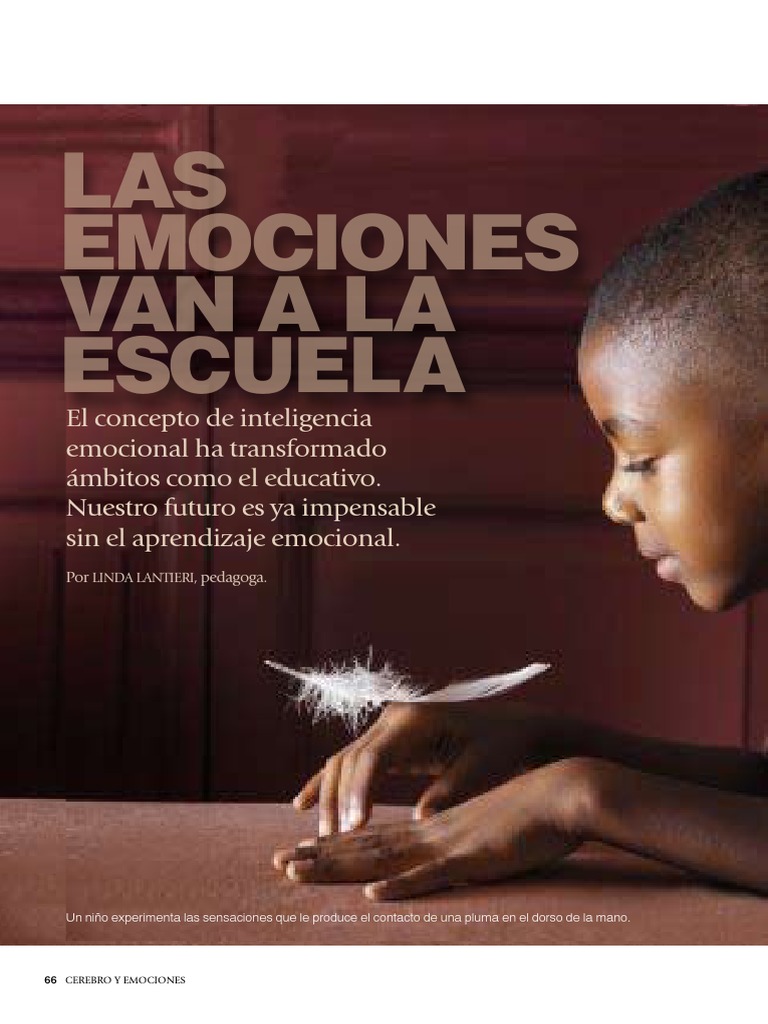 Las Emociones Van A La Escuela Pdf Inteligencia Emocional Las