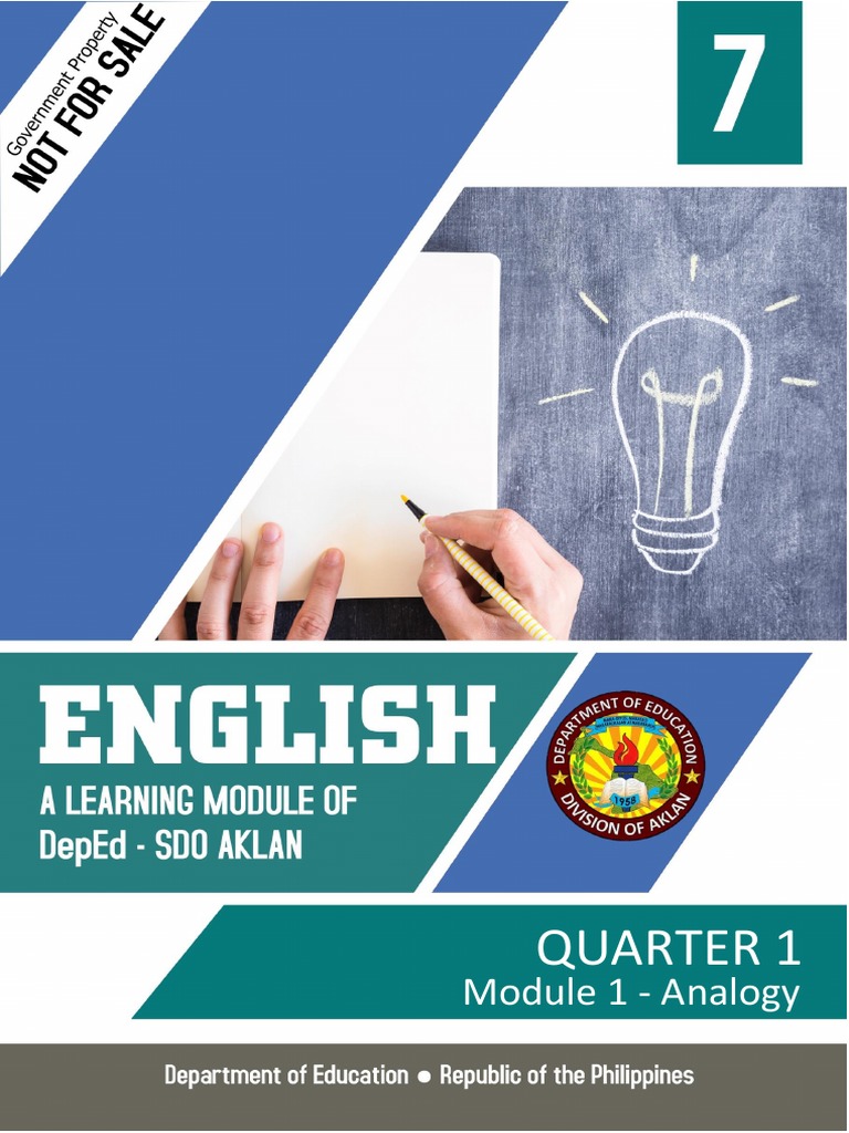 Module 1 Analogy | PDF | Analogy | Plural