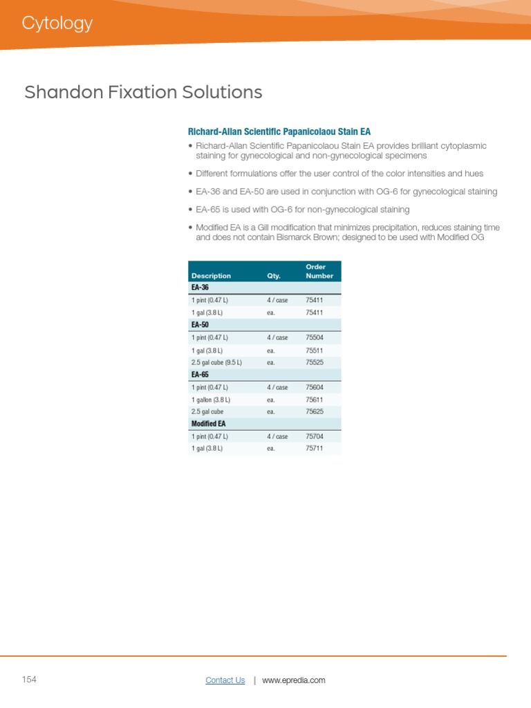 Shandon Fixation Solutions: Richard-Allan Scientific Papanicolaou Stain ...