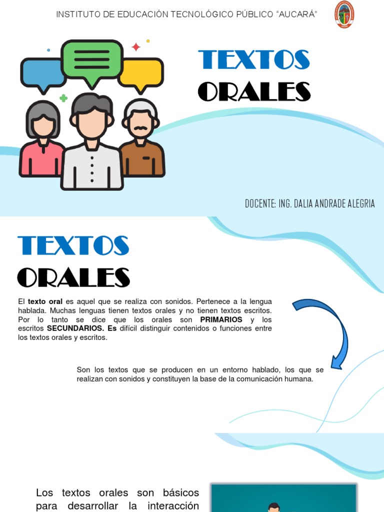 Clase 3 - Textos Orales-Medios Virtuales | PDF | Comunicación | Blog