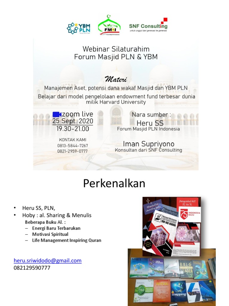 Manajemen Aset Wakaf Heru Inspirasi Q114 | PDF