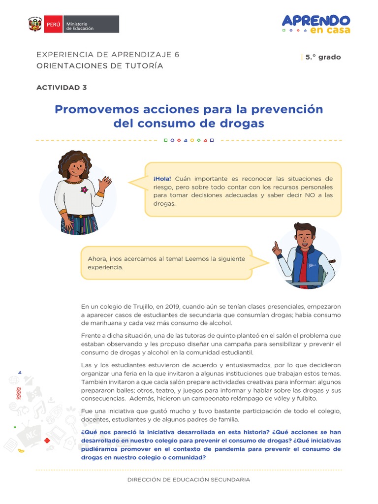 Exp6 Secundaria 5 Seguimosaprendiendo Tutoria ...