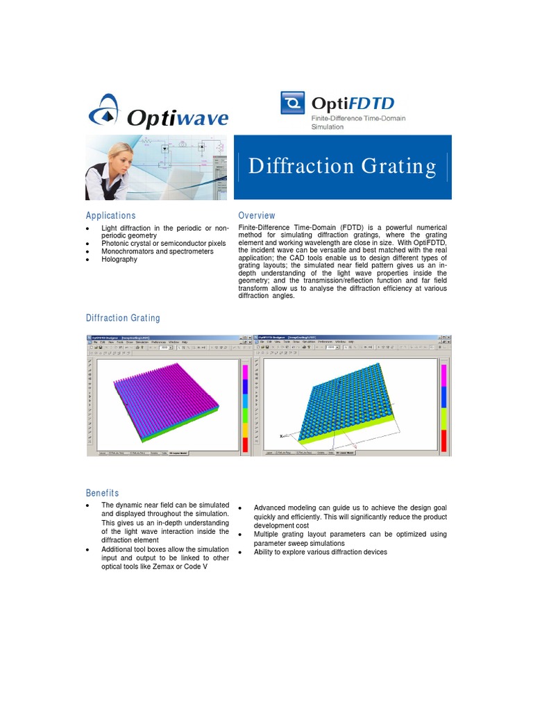 Diffraction Grating: Applications | PDF | Diffraction | Optics