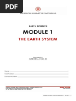 Earth Science Gr. 11 Module 1 - Quarter 1 | PDF