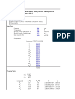 Propylene PT Chart | PDF | Continuum Mechanics | Thermodynamic Properties