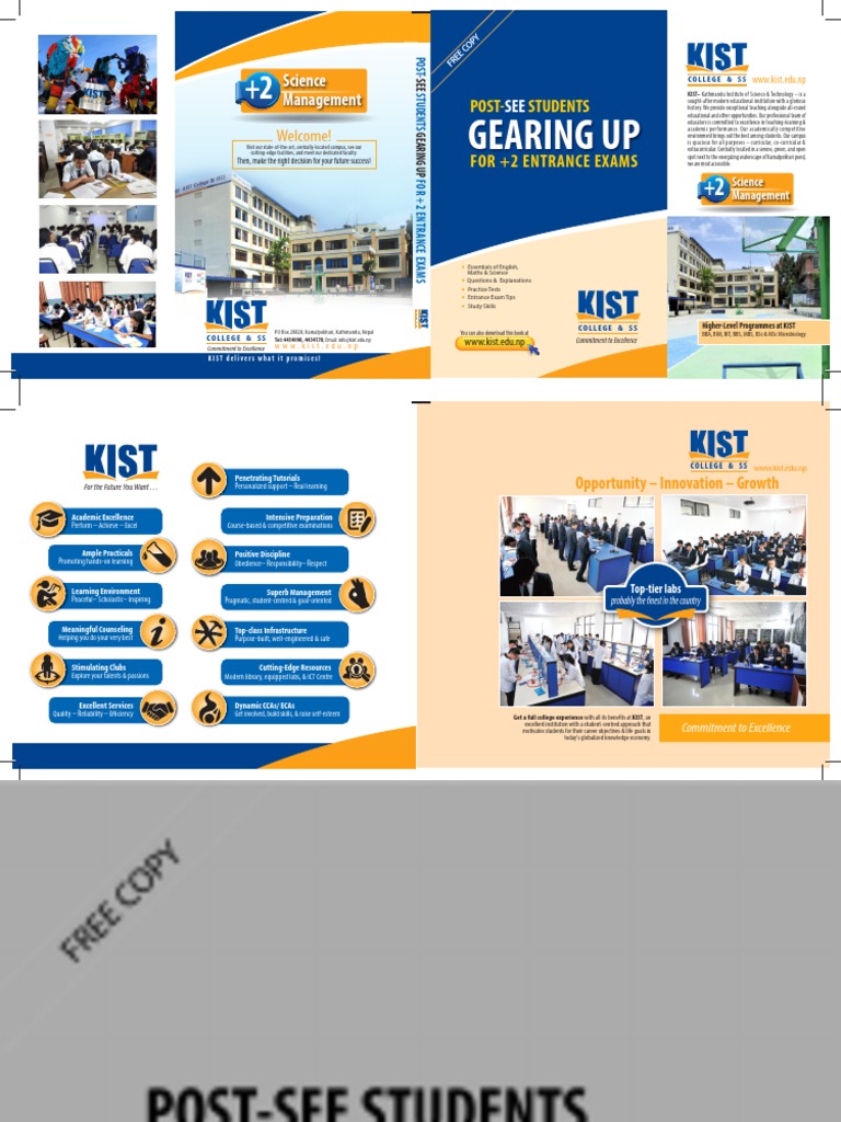 Post - SEE Students GEARING UP For 2 Entrance Exams Book | PDF ...