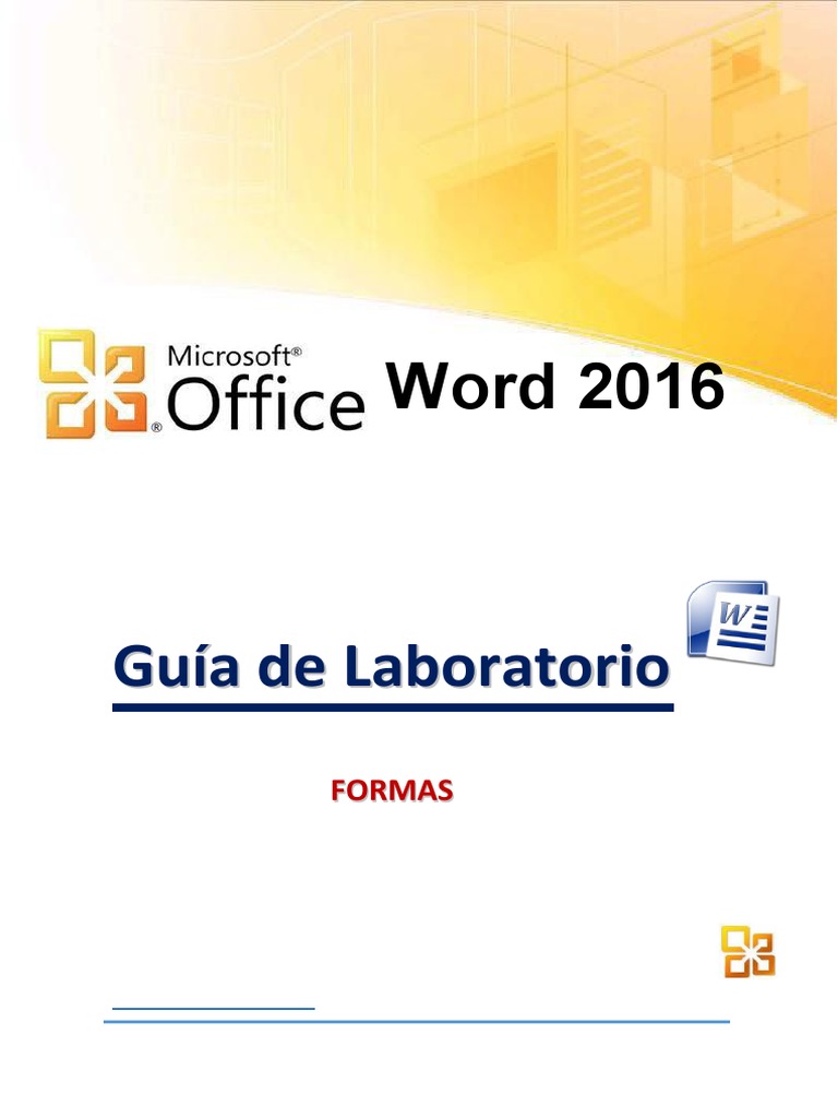 Manual de Microsoft Word 2016 - Formas PDF | PDF