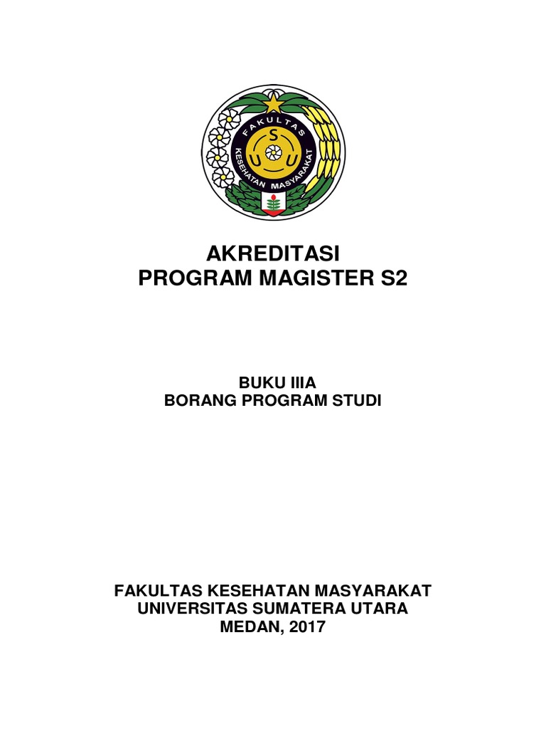 Borang 3a Program Studi s2 Ikm FKM Usu | PDF