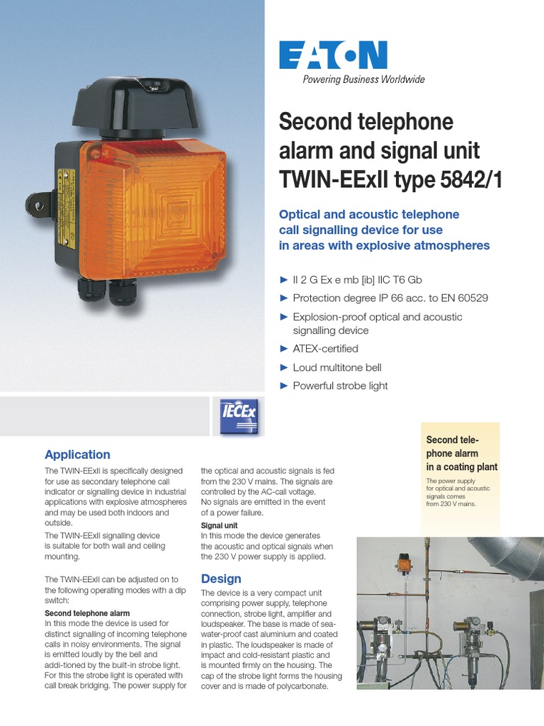 Blue Telephone Alarm Data Sheet | PDF | Power Supply | Telephone