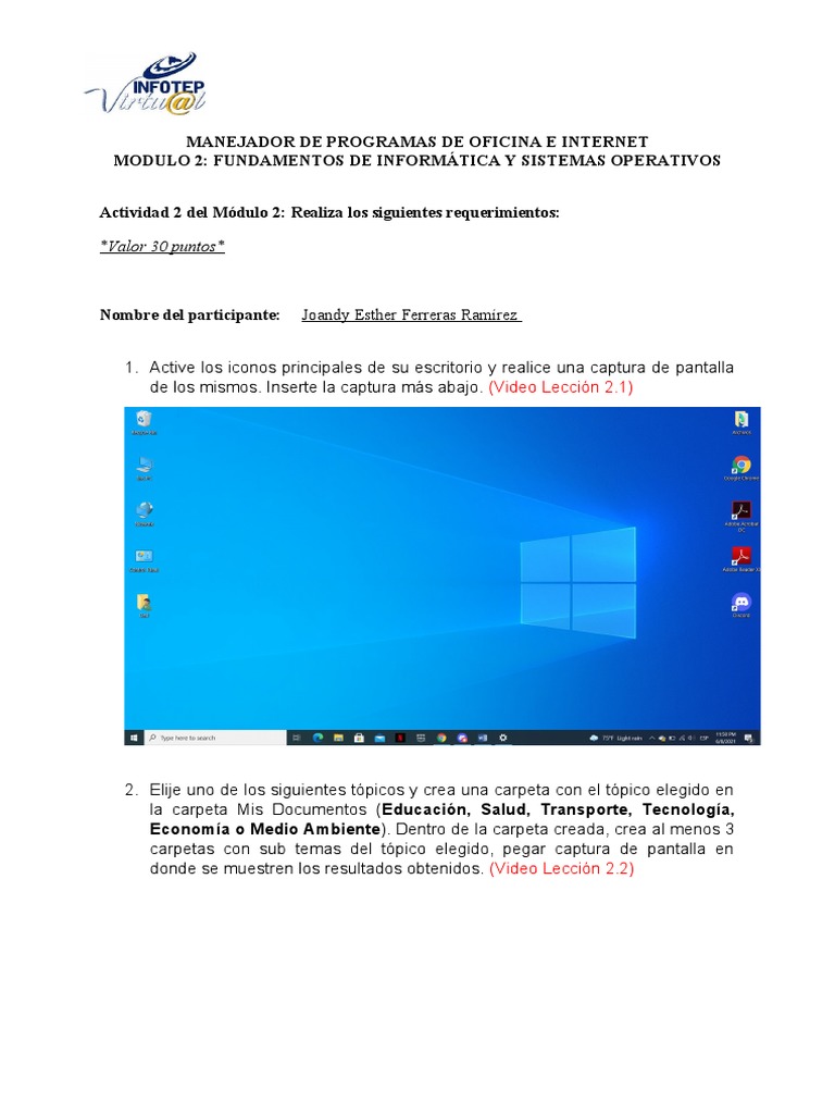 Actividad 2 Modulo 2 | PDF