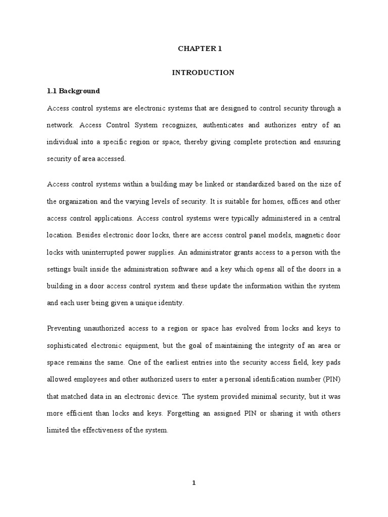 Biometric Access Control System Overview | PDF | Transistor | Light ...