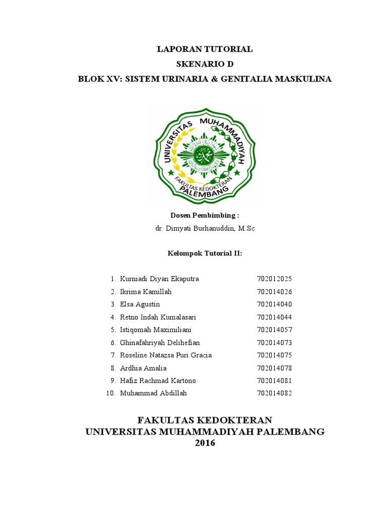 Laporan Tutorial Skenario D Blok 15 | PDF
