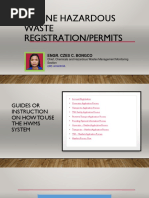 Hazardous Waste System Guide | PDF | Computing | Software