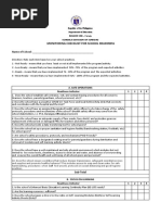 Questionnaire DRRM | PDF | Disaster Risk Reduction | Hazards