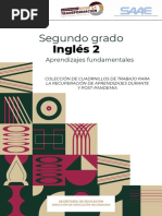 Cuadernillo de Actividades Inglés 2 | PDF | Morfología | Sintaxis