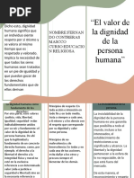 Tríptico Dignidad Humana | PDF | Derechos humanos | Justicia