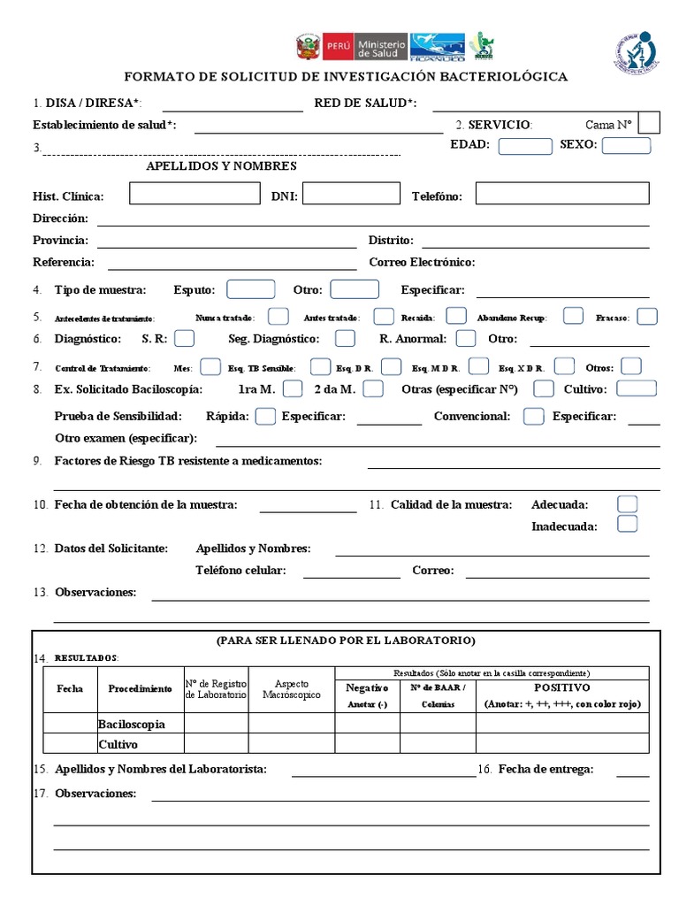 Ficha Epidemiologica TBC | PDF | Diagnostico medico | Epidemiología