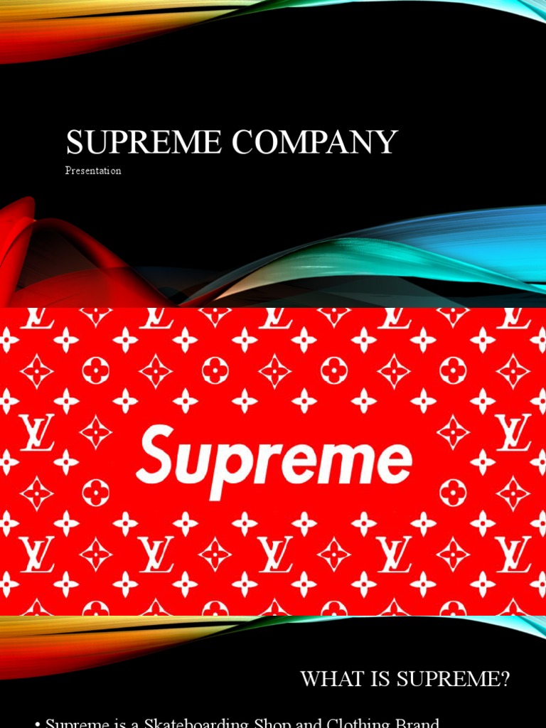 Supreme Company Presentation | PDF | Brand