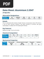 Ampco 45: Technical Data Sheet | PDF | Strength Of Materials | Hardness