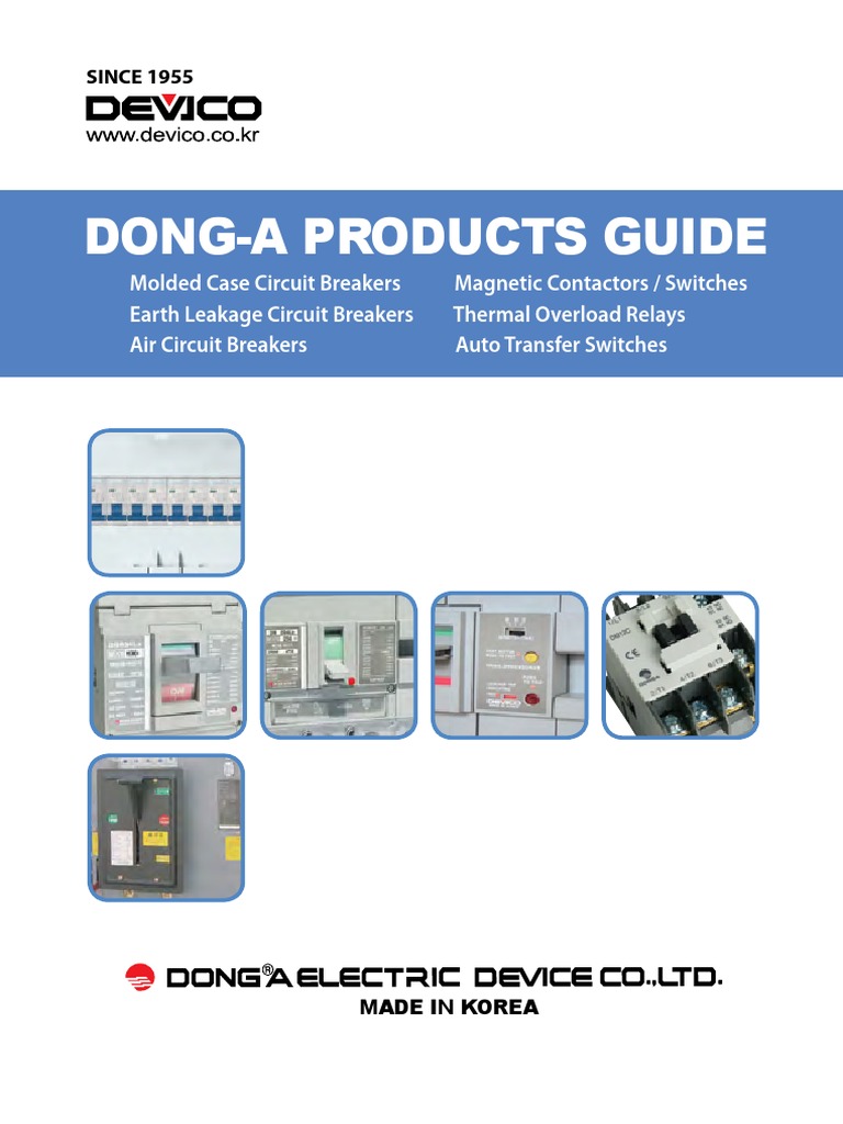 Catalogue Thiet Bi Dien Dong A | PDF | Alternating Current | Power Engineering