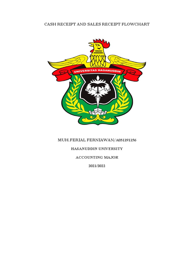 Cash Receipt and Sales Flowchart Guide | PDF | Receipt | Invoice