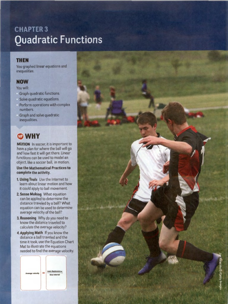 HS MATH ALG2 Chapter 3 Quadratic Functions | PDF | Quadratic Equation ...