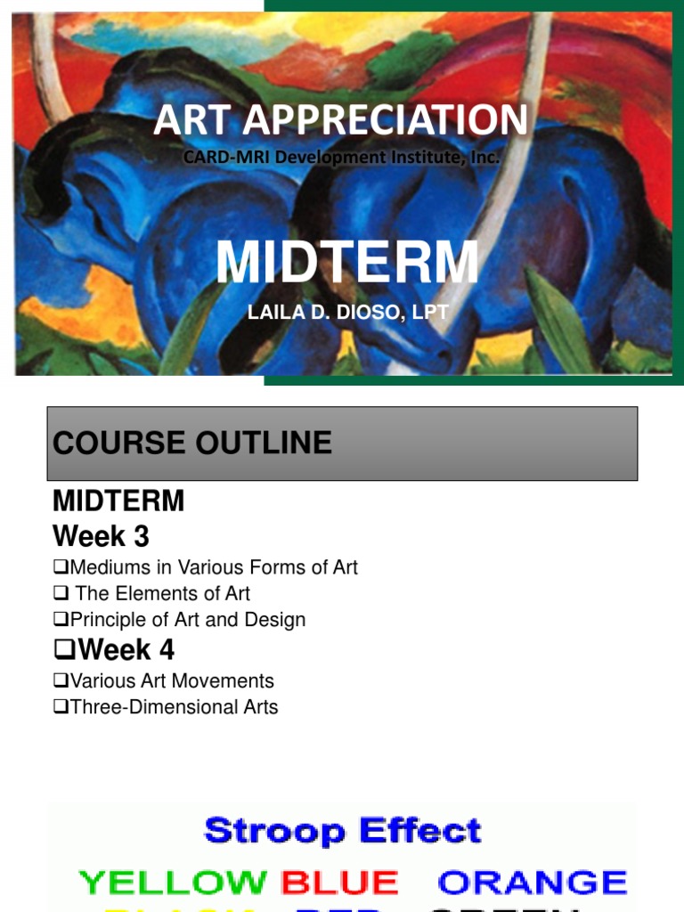 Art Appreciation Midterm | Download Free PDF | Composition (Visual Arts) | Sculpture