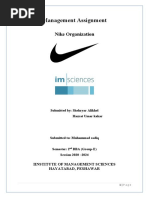Nike Case Study | PDF | Organizational Structure | Nike