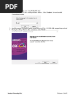 Tutorial Instalasi CX-One Praktikum Otin | PDF