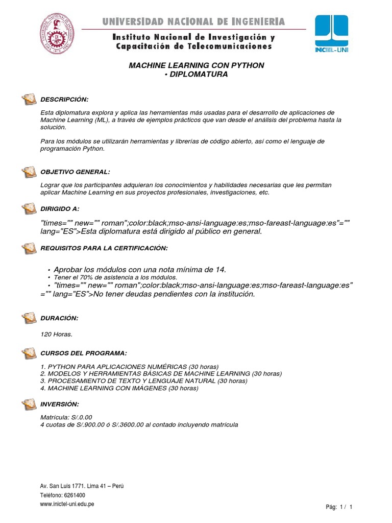 Machine Learning Con Python | PDF