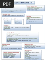Powershell Basic Cheat Sheet2 PDF | PDF | Command Line Interface | Parameter (Computer Programming)