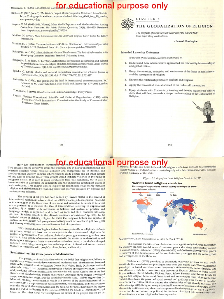 Chapter 7 The Globalization of Religion | PDF