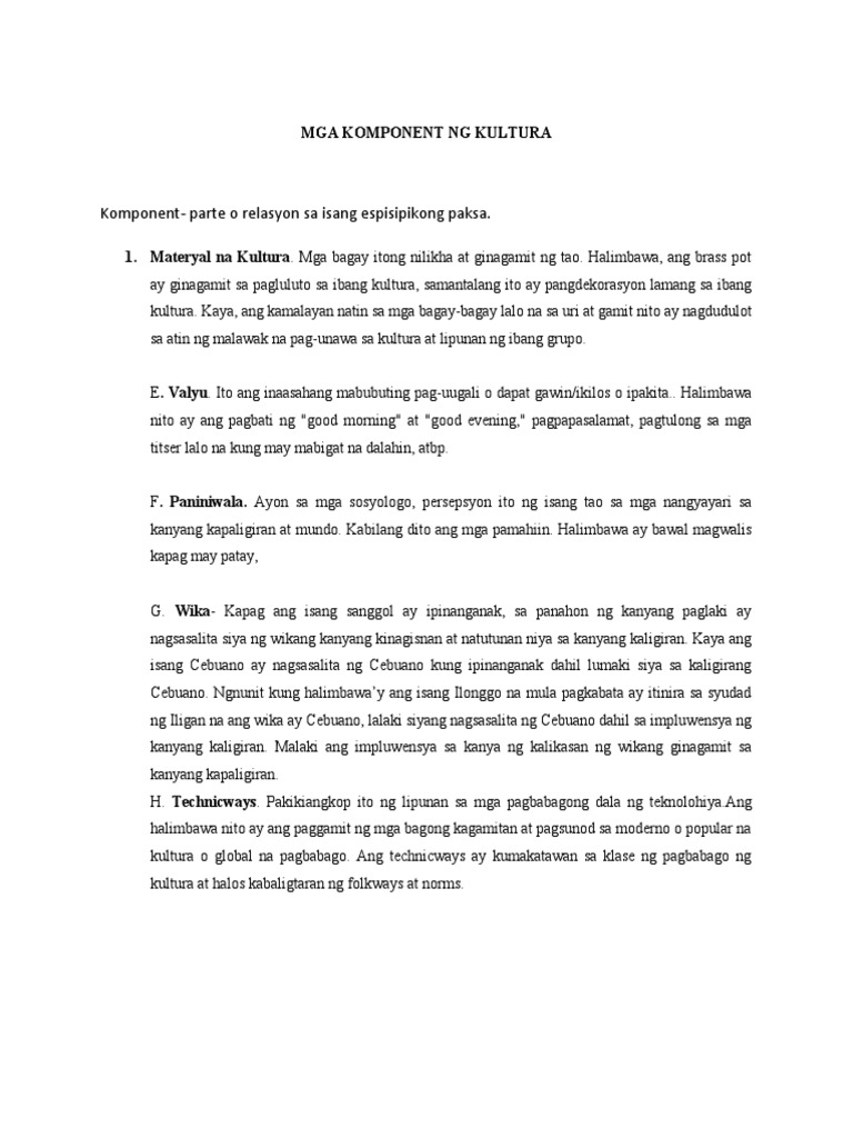 Filipino Report | PDF