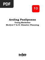 AP 10 Quarter I Aralin 2 - Disaster Management | PDF