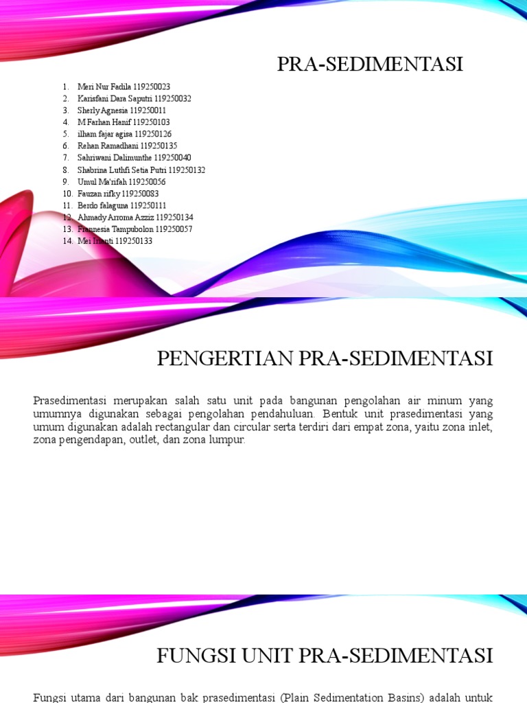 Desain Unit Pra-Sedimentasi | PDF | Griya & Taman