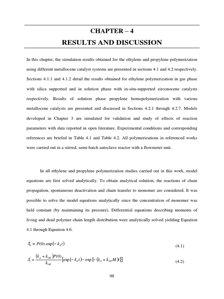 Chapter-IV Results | PDF | Polymerization | Polymers