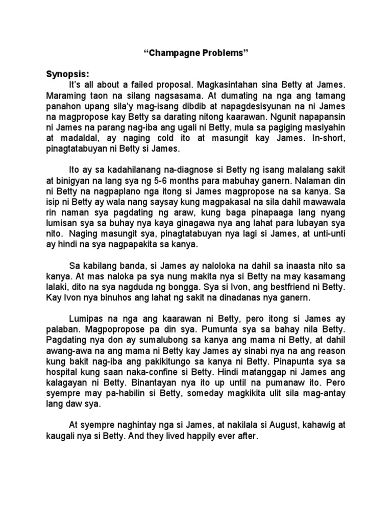 Champagne Problems by Grp9 | PDF