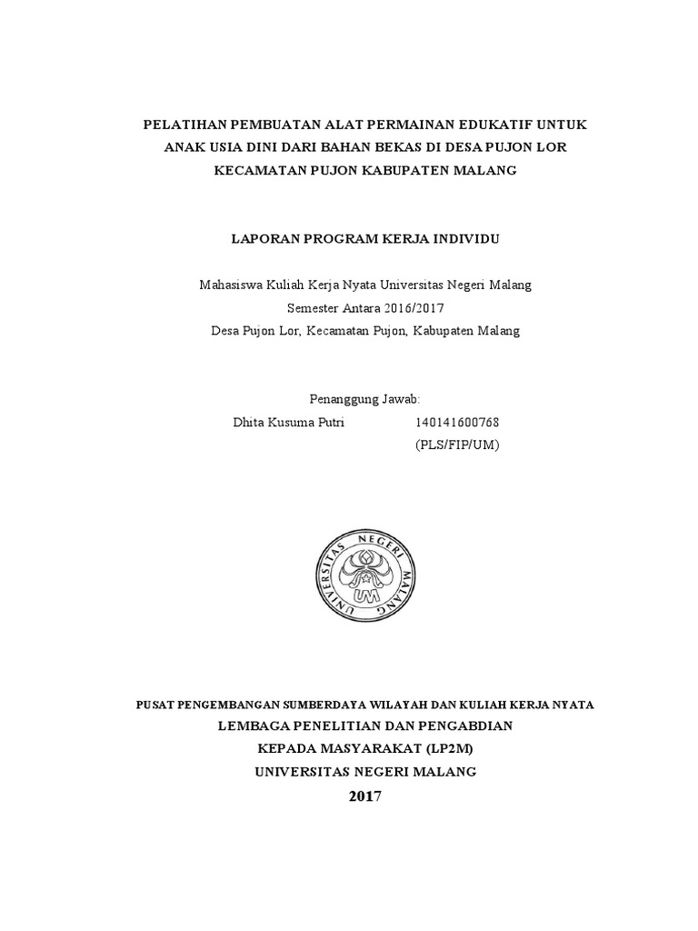 22.1. Laporan Fix Dhita | PDF