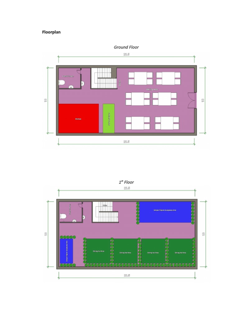 Floorplan: Ground Floor | PDF | Cooking, Food & Wine
