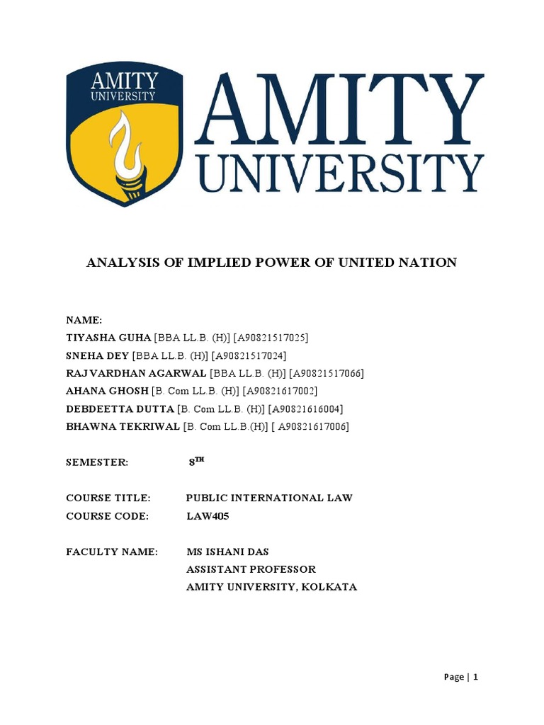 Tiyasha, Sneha, Raj Vardhan, Ahana, Debdeetta & Bhawna PIL FINAL DRAFT | PDF | Peacekeeping ...