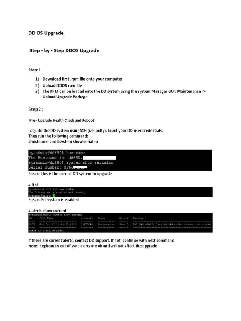 Step - by - Step DDOS Upgrade | PDF | Booting | File System