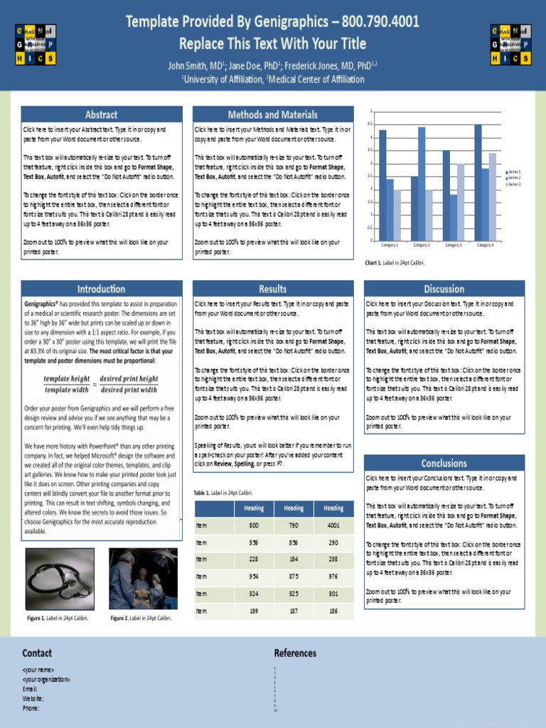 A0 Poster Template Powerpoint
