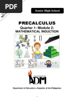 Pre-Calculus: Quarter 2 - Module 1 | PDF | Angle | Trigonometry
