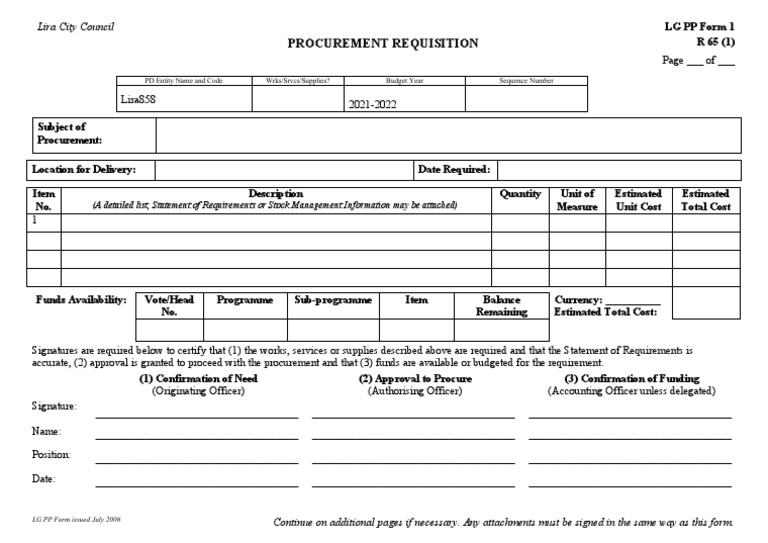 LG PP Form 1 | PDF | Economies | Business