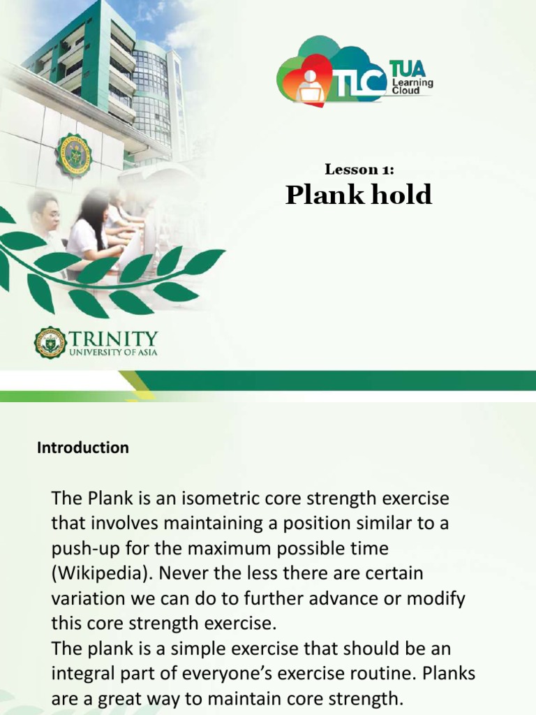 Core Strength and Posture: A Comprehensive Guide to Plank Exercises ...