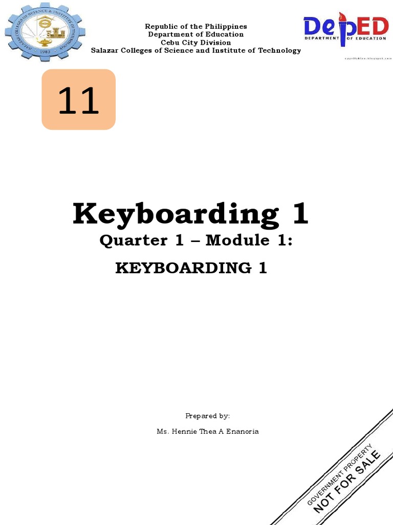 Keyboarding Skills for Life | PDF | Text | Input/Output