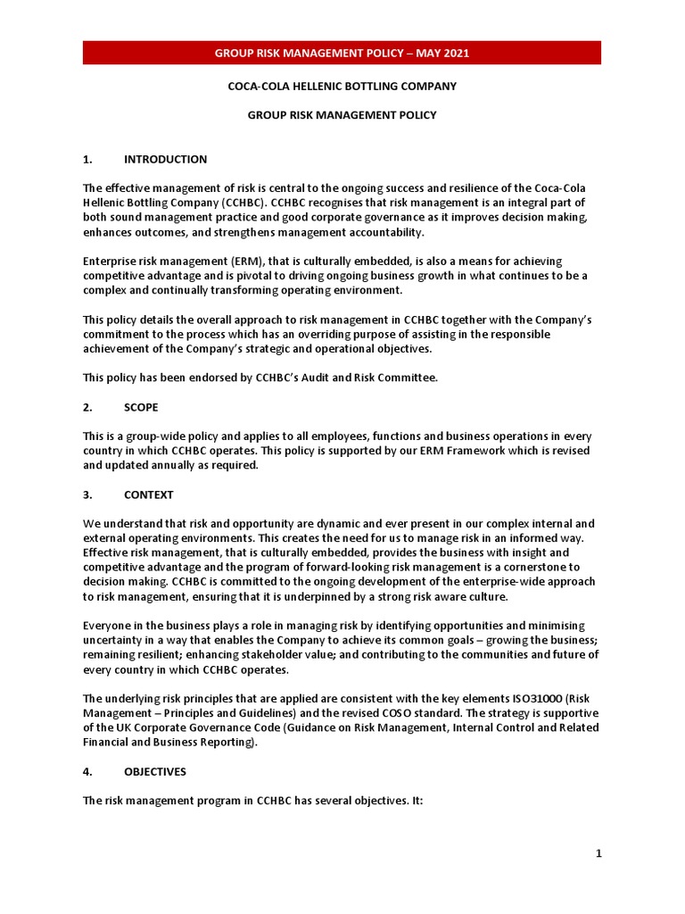 Group Risk Management Policy May2021.pdf - Downloadasset | PDF ...