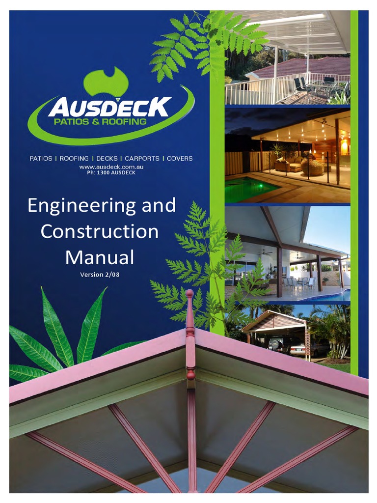 Structural Design Certification for Ausdeck | PDF | Slope | Screw